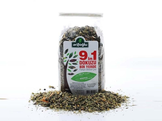Arifoglu 9 in 1 Herbal Tea Blend 200 g | Chamomile, Lavender, Rooibos ...