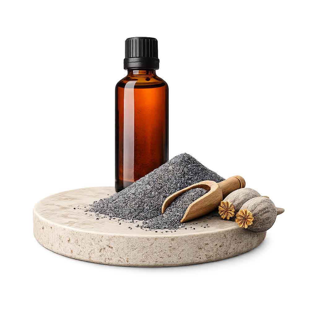 Poppy Seed Oil 50ML | Cold-Pressed Botanical Oil – Atoliry Markets